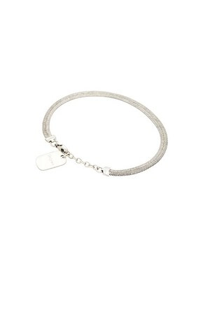 Saint Laurent Flat Snake Chain Bracelet