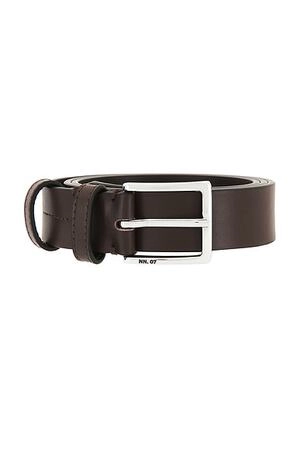 Nn07 Calfskin Leather Belt - Brown