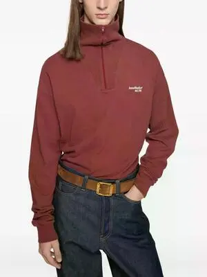 Acne Studios Zip-up Long-sleeved Top - Red