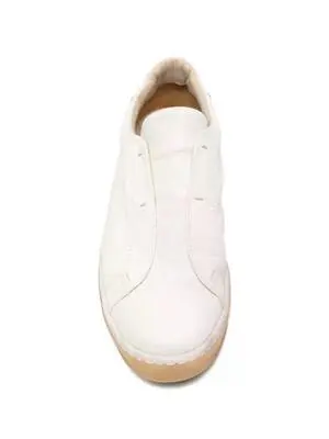 Eleventy Leather Slip-on Sneakers - Neutrals