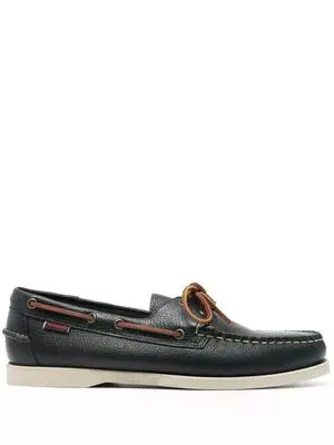 SEBAGO Portland Martellato Leather Boat Shoes - Blue