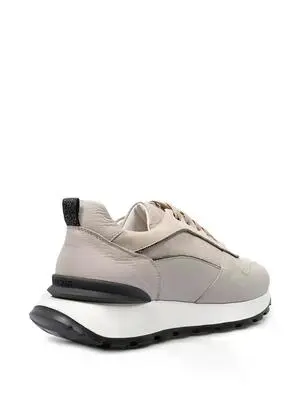 DOUCAL'S Calf Leather Lace-up Sneakers