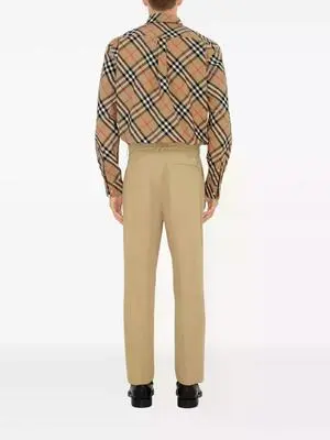 Burberry Relaxed-fit Check Cotton Poplin Shirt