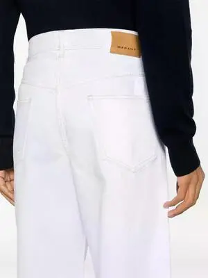 MARANT Jorje Cotton Jeans - White