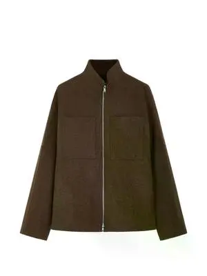 JIL SANDER Felted Zip Jacket