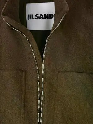 JIL SANDER Felted Zip Jacket