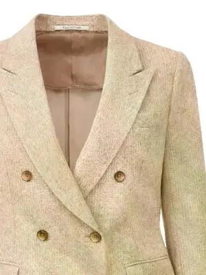 Tagliatore Peak-lapel Double-breasted Blazer - Neutrals