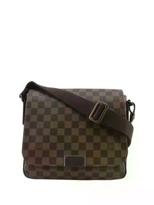 LOUIS VUITTON 2013 Damier Ebene District Pm Crossbody Bag