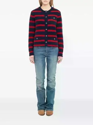 Zadig&Voltaire Striped Wool Blend Cardigan