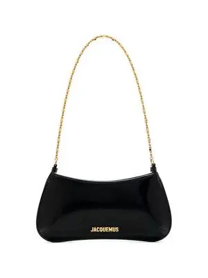Jacquemus Chain Shoulder Bag - Black