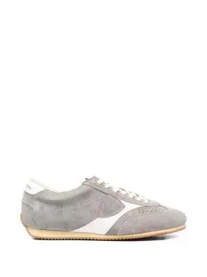 Philippe Model Panelled Leather Sneakers - Grey