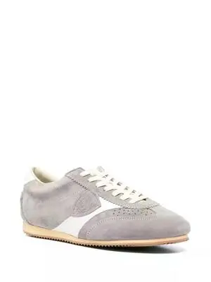 Philippe Model Panelled Leather Sneakers - Grey