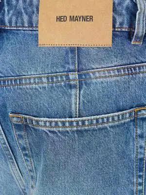 HED MAYNER Pleated Denim Jeans