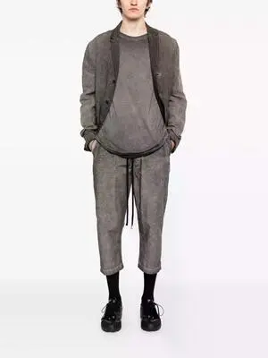 THOM KROM Cropped Cotton Trousers