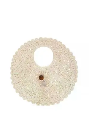 Jacquemus Small Spiaggia Raffia Bag - Neutrals