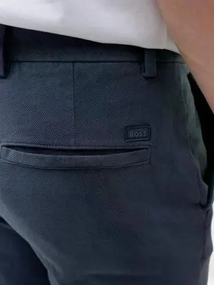 BOSS Button-fastening Trousers - Blue