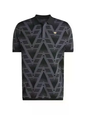 Adidas Bruised Banana Geometric-pattern Polo Shirt