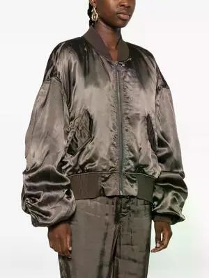 Rick Owens Bomber Jacket - Brown