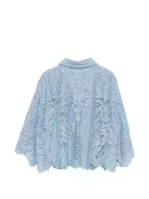 Michael Kors Lace Overlay Shirt