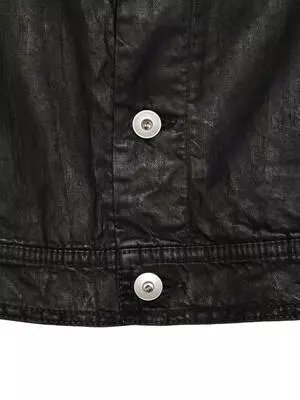 Rick Owens Cropped Frayed Jacket