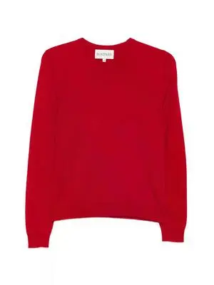 Eric Bompard Crew Neck Sweater - Red