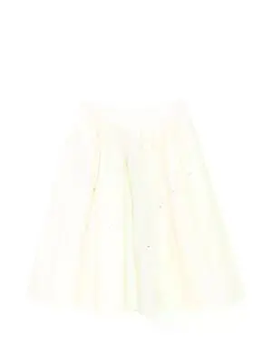 SAMUEL GUÌ YANG A-line Denim Skirt With Belt Loops - Neutrals