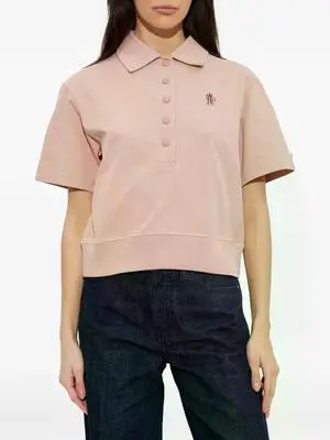 Moncler Logo Patch Polo Shirt - Neutrals