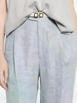 BERWICH Simona Pleated Trousers - Blue