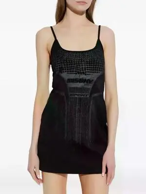 MISBHV Logo-detail Mini Dress