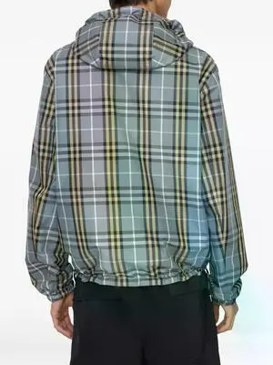 Burberry Reversible Check Hooded Jacket - Grey