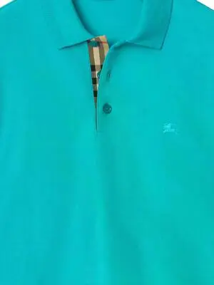 Burberry Cotton Polo Shirt - Blue