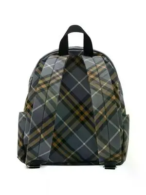 Burberry Small Check Backpack - Grey