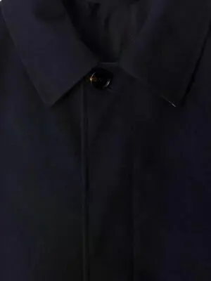 Burberry Mid-length Technical Cashmere Car Coat With Chevron Lining