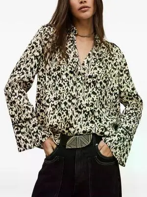Ba&sh Pia Patterned Blouse