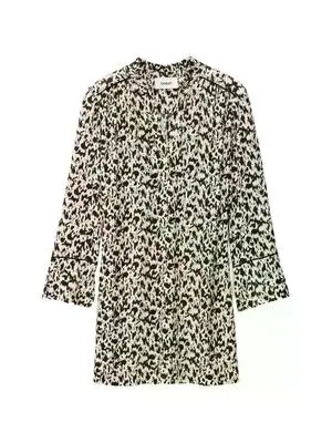 Ba&sh Perla V-neck Printed Dress