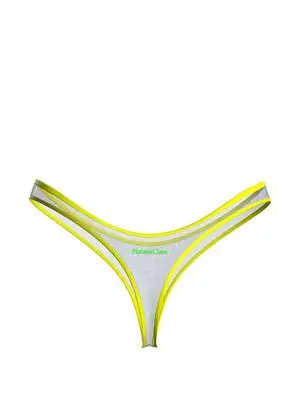 MAISON CLOSE Panorama High-cut Thong - Neutrals