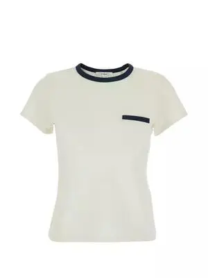 Frame Trimmed T-shirts For Women