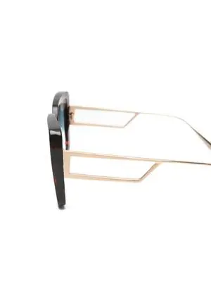 Linda Farrow Macy Sunglasses - Gold
