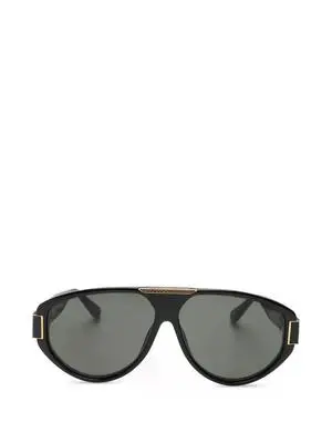 Linda Farrow Rowan Chain Detail Sunglasses - Black