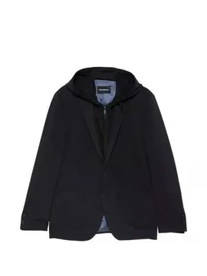 Karl Lagerfeld Talk Hooded Blazer