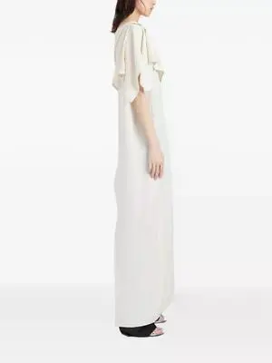 Proenza Schouler One-shoulder Draped Twill Top - Neutrals