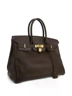 Hermès 1995 35 Birkin Handbag - Brown