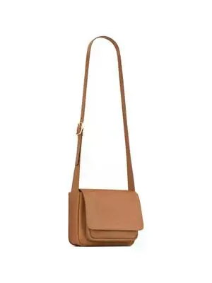 Saint Laurent Small Front-flap Shoulder Bag - Brown