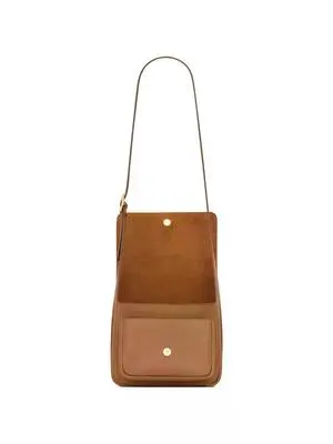 Saint Laurent Small Front-flap Shoulder Bag - Brown