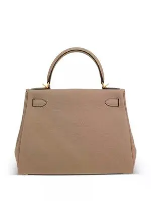 Hermès Kelly Top-handle Leather Handbag - Neutrals