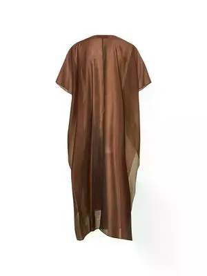 BLANCA VITA Kimono Dress - Brown