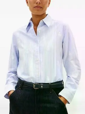 Tommy Hilfiger Striped Embroidered Shirt