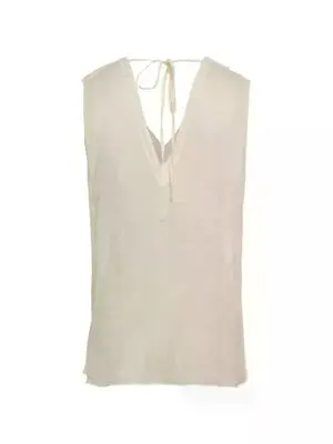 Devotion Elaria Ruffled-neck Blouse - Neutrals