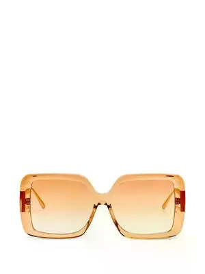 Linda Farrow Linda Farrow Macy Square-Frame Sunglasses Orange