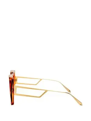 Linda Farrow Macy Square-frame Sunglasses